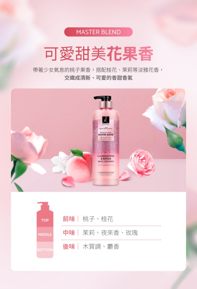 ES, Elastine伊絲婷Master大師系列彈力修護洗髮精770ML | 屈臣氏 Watsons